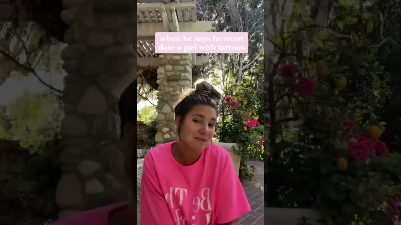 When he says he won't date a girl with tattoos... #shorts