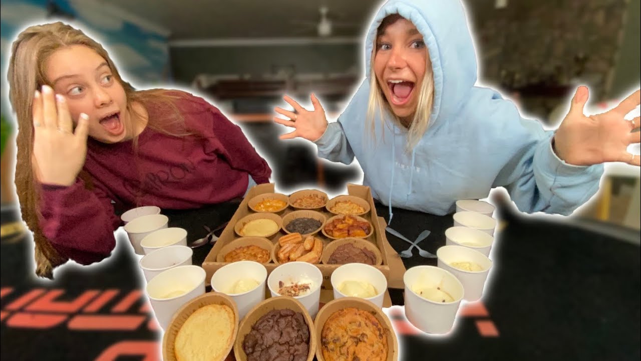 Dessert mukbang with my biggest fan