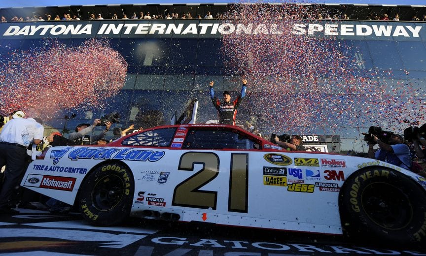 All of Wood Brothers Racing's wins by driver