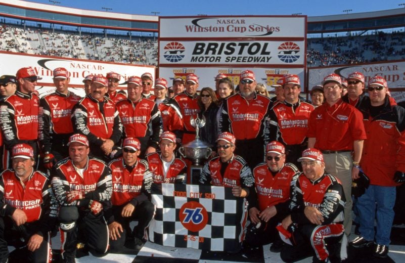 All of Wood Brothers Racing's wins by driver