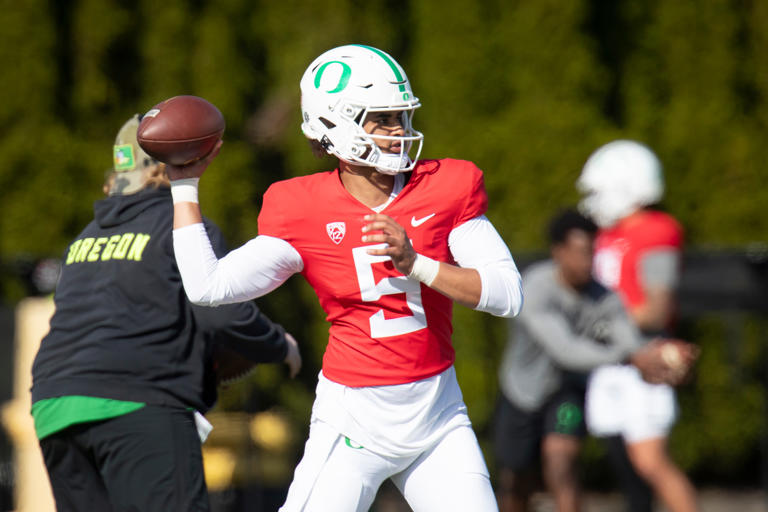 What Oregon Ducks coach Dan Lanning said after first spring football ...