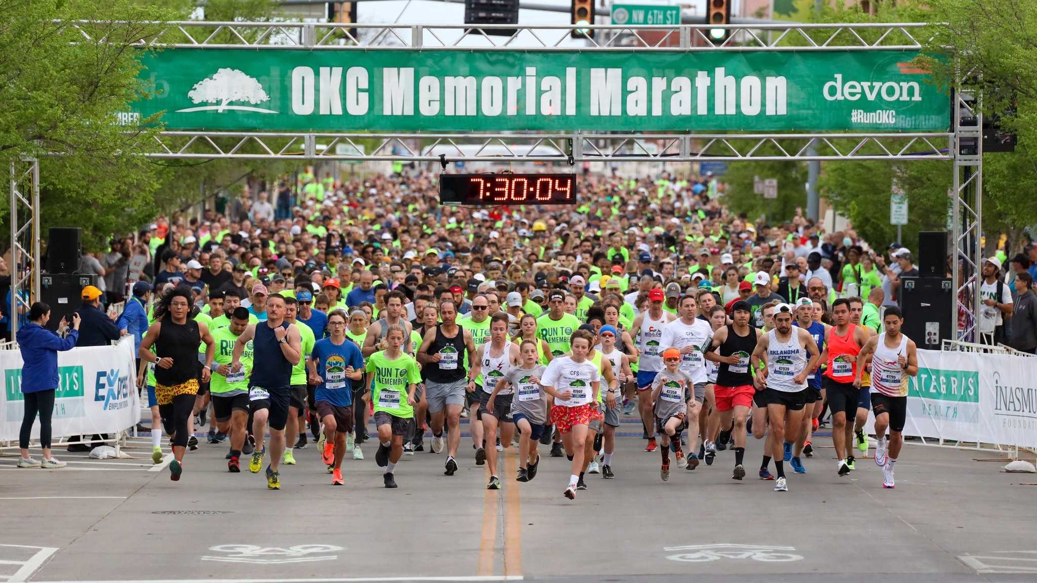 How to track runners during the Oklahoma City Memorial Marathon
