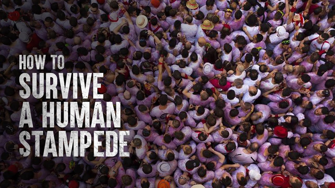 How to Survive a Human Stampede