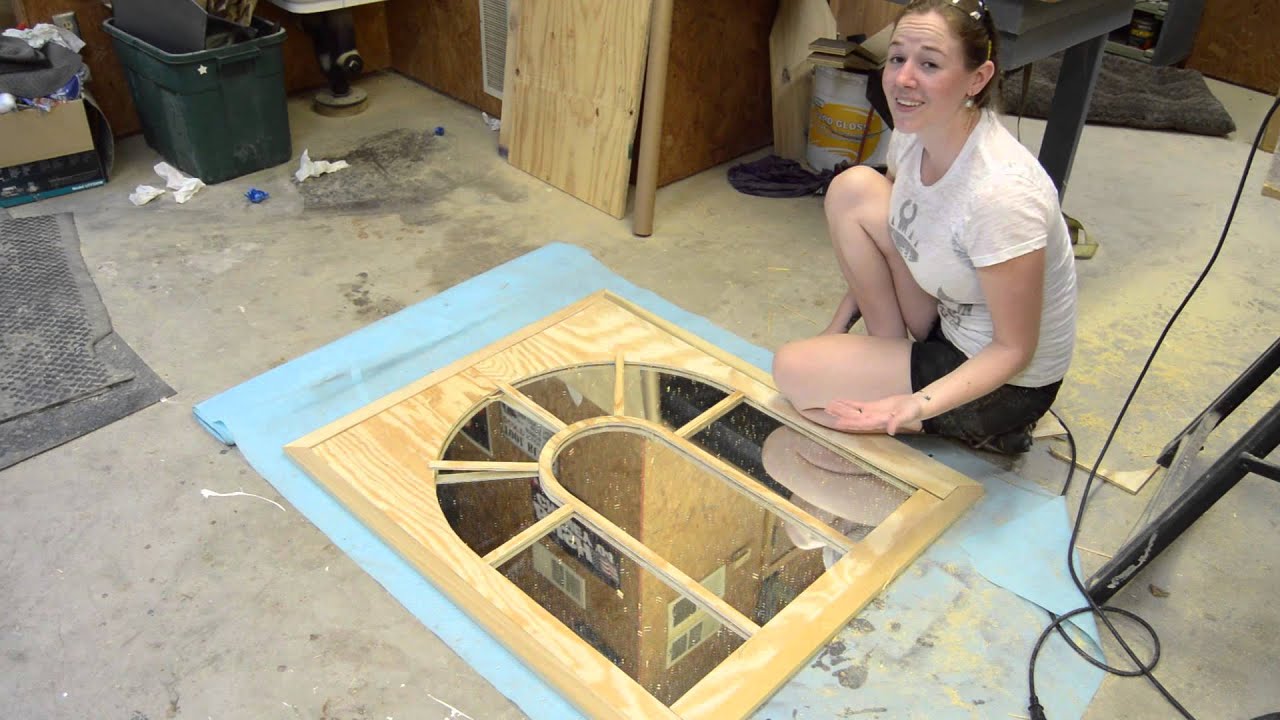 Make Your Own Window Pane Mirror