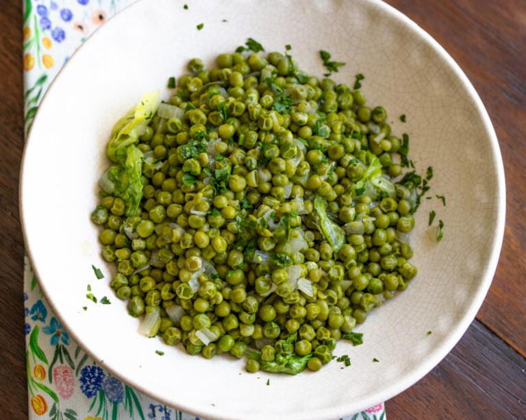 French Peas or Petits Pois A La Francaise - The Perfect Side