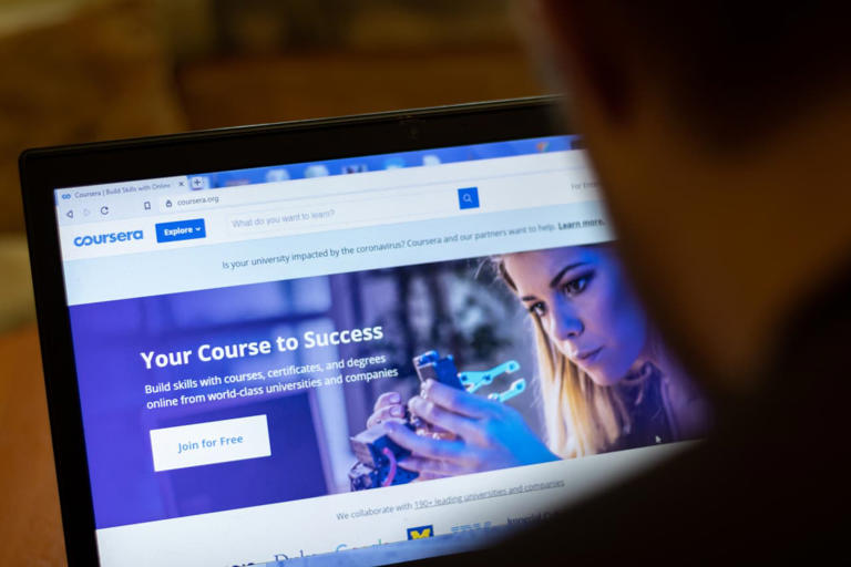 Coursera Stock Soars 35%. The Online Learning Platform Jumps After ...