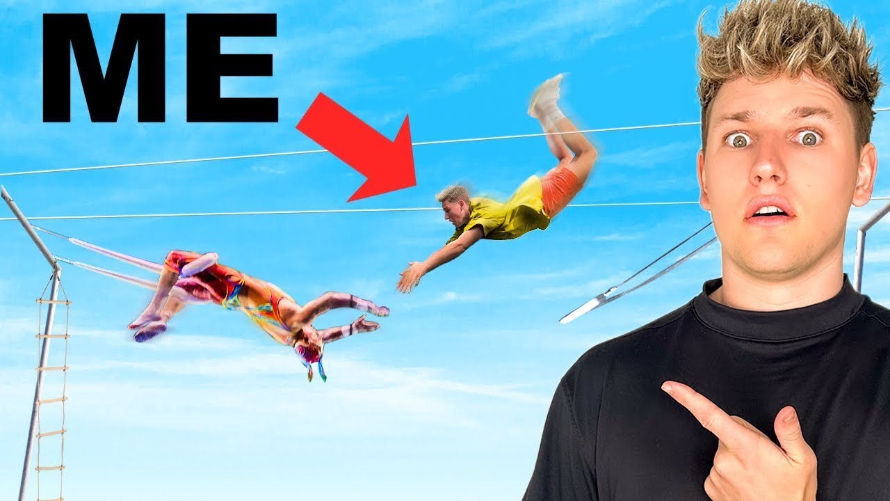 Beginner challenges conventional limits by joining the circus without ...