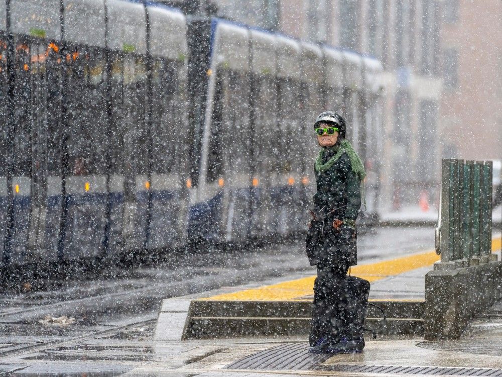 Edmonton weather: Frostbite temperatures, light snowfall