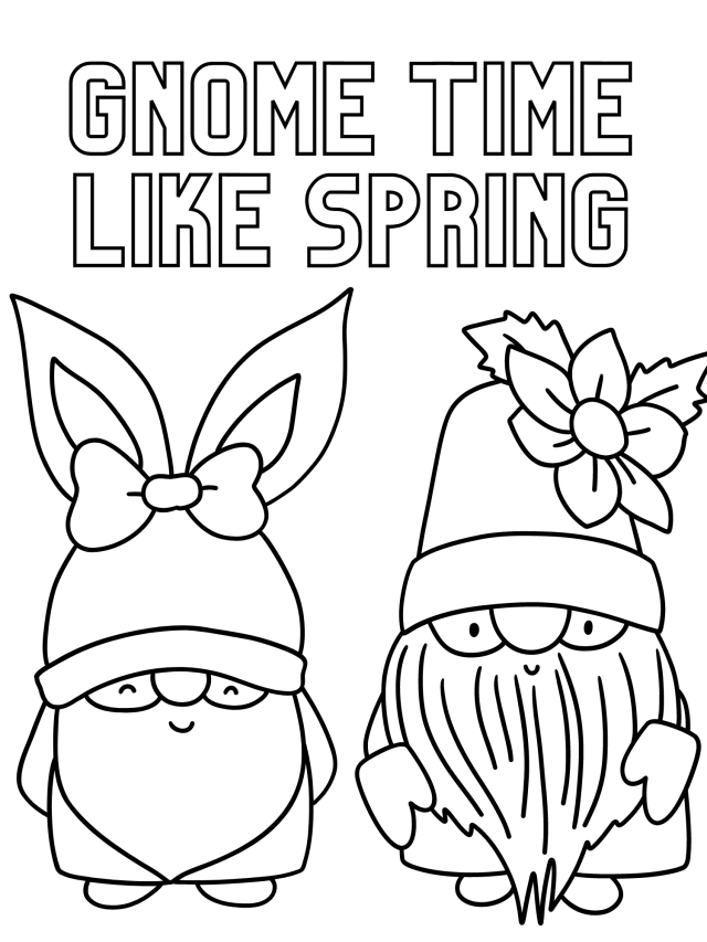 Gnome House Coloring Pages
