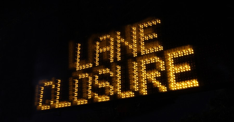 Busy Mobile lanes to close intermittently for work