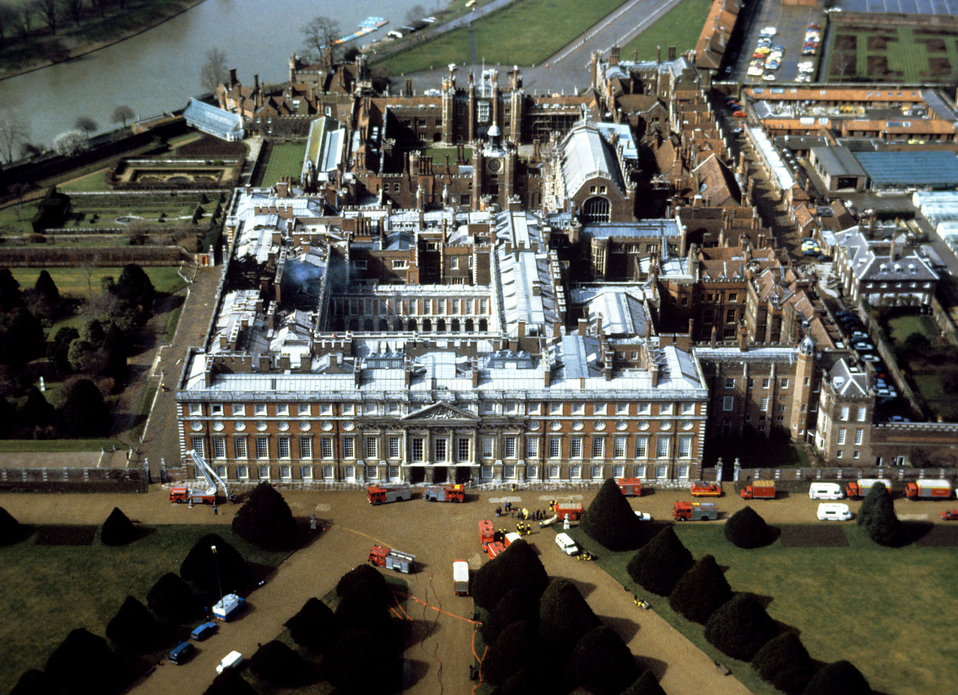 Famous buildings lost or damaged by fire