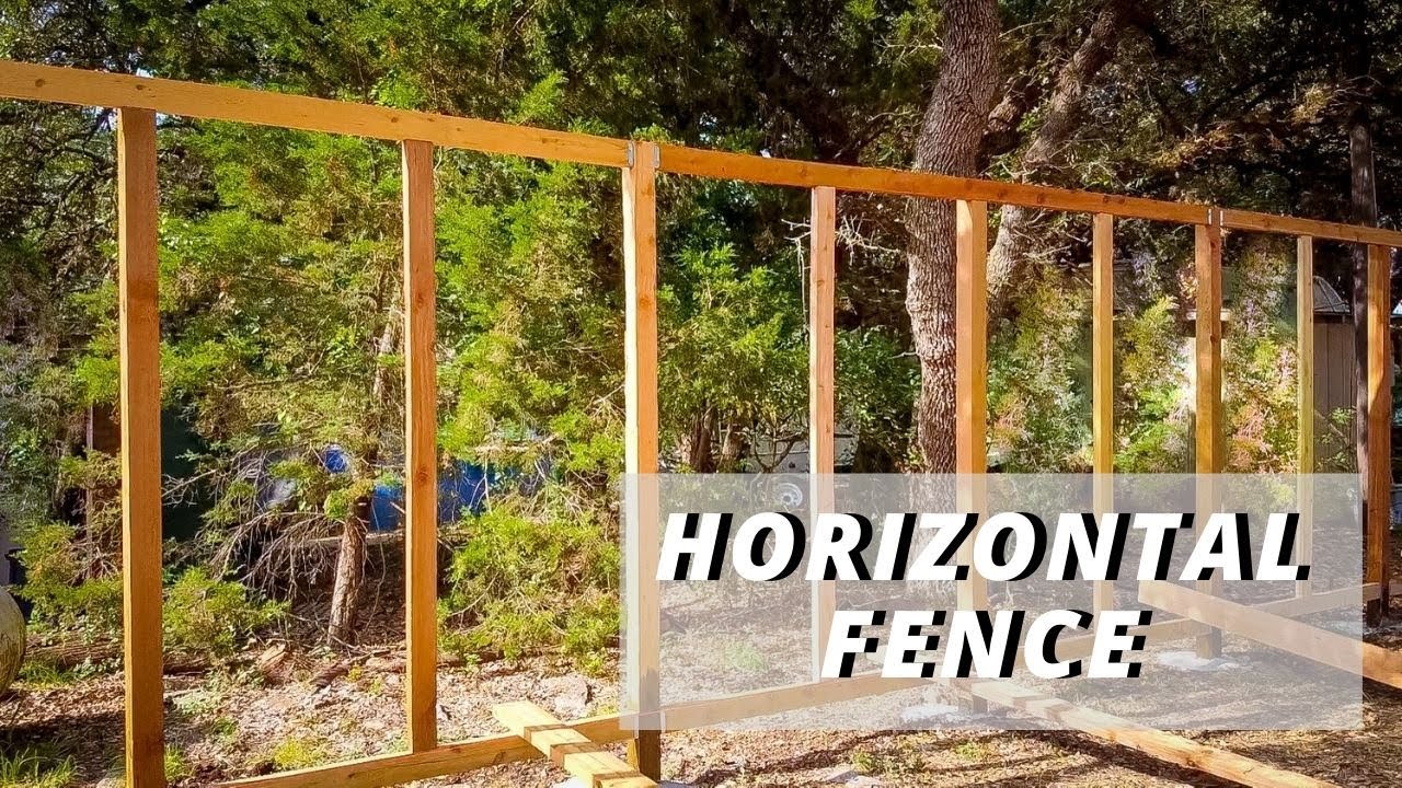 Make a Horizontal Fence That Will Wow Everyone