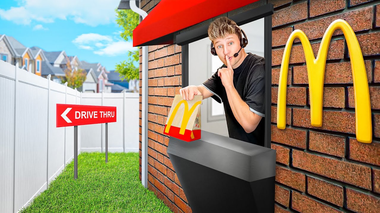 Homeowner constructs a secret drive-thru inside a residential property