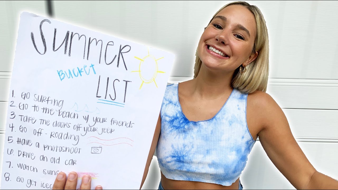 I completed my entire summer bucket list in one day