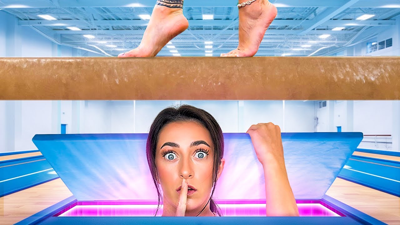 Building a secret room inside a gymnastics gym