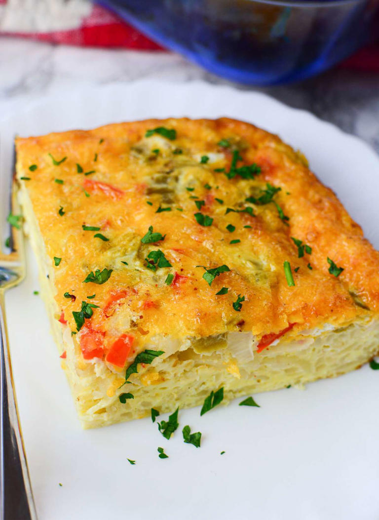 Fiesta hashbrown breakfast casserole