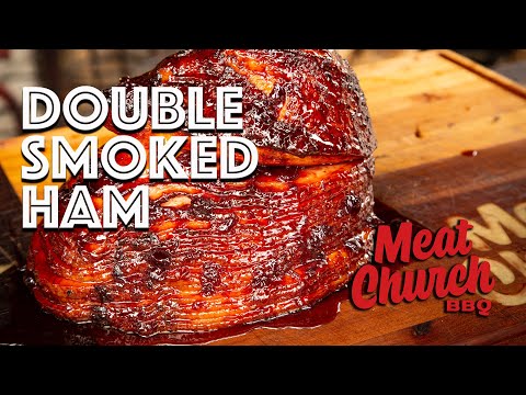 Glaze double smoked ham for sticky sweet smoky perfection