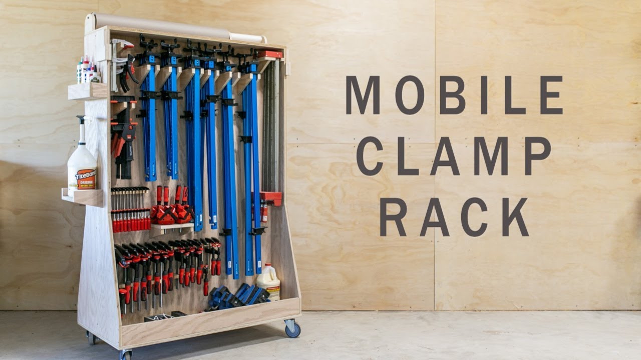 Build the Ultimate Mobile Clamp Rack on Wheels