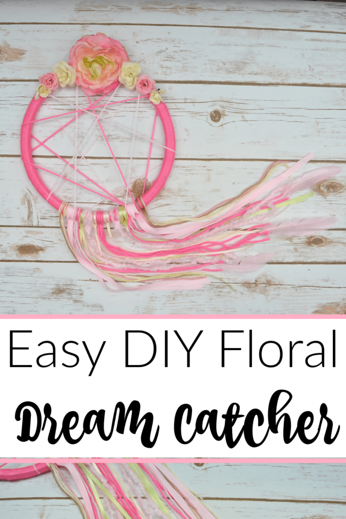 DIY Adorable Floral Dream Catcher Craft Tutorial