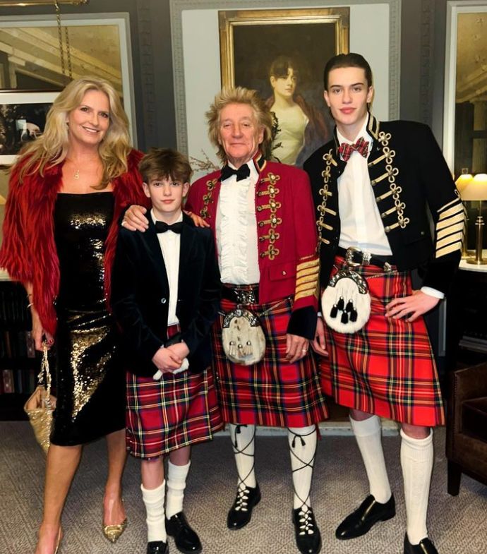 Meet Rod Stewart's eight children – from talented singers to handsome ...