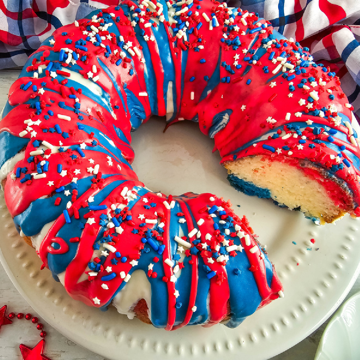 Firecracker Bundt Cake