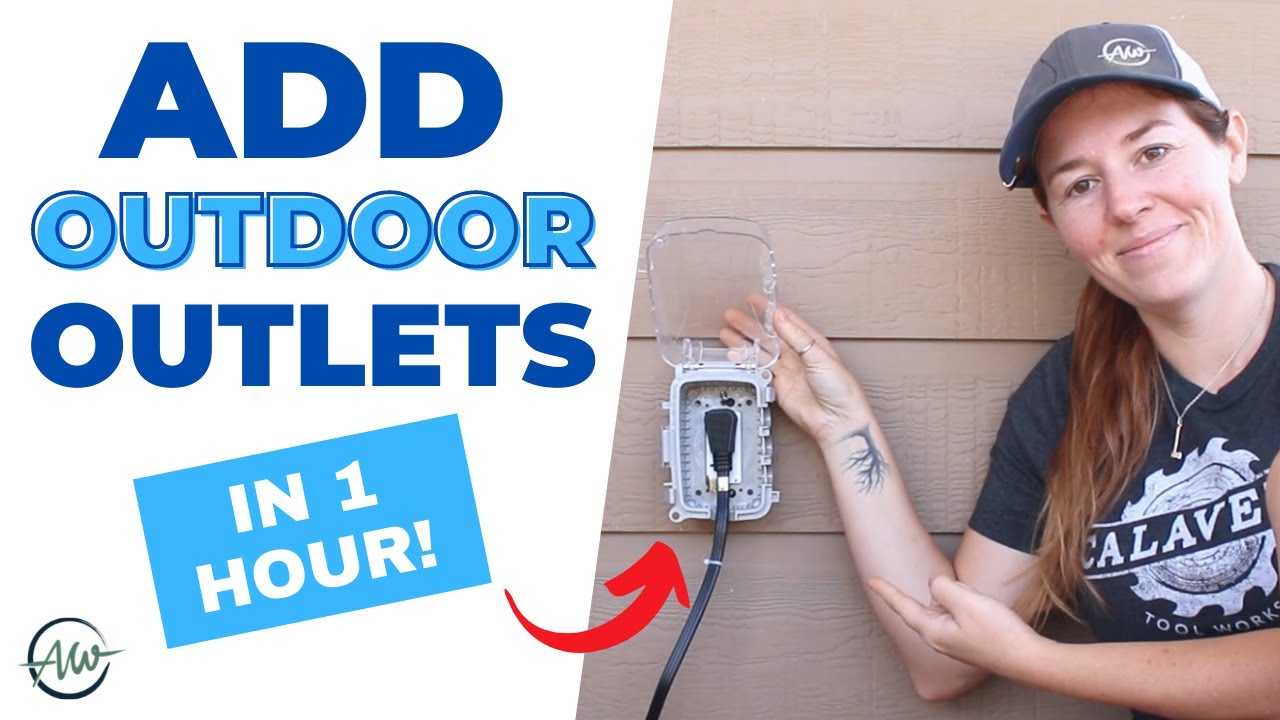 Simple Outdoor GFCI Outlet Installation: One Hour DIY