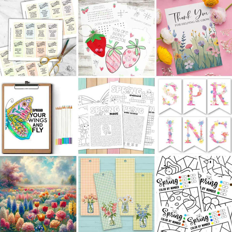16 Free Spring Printables