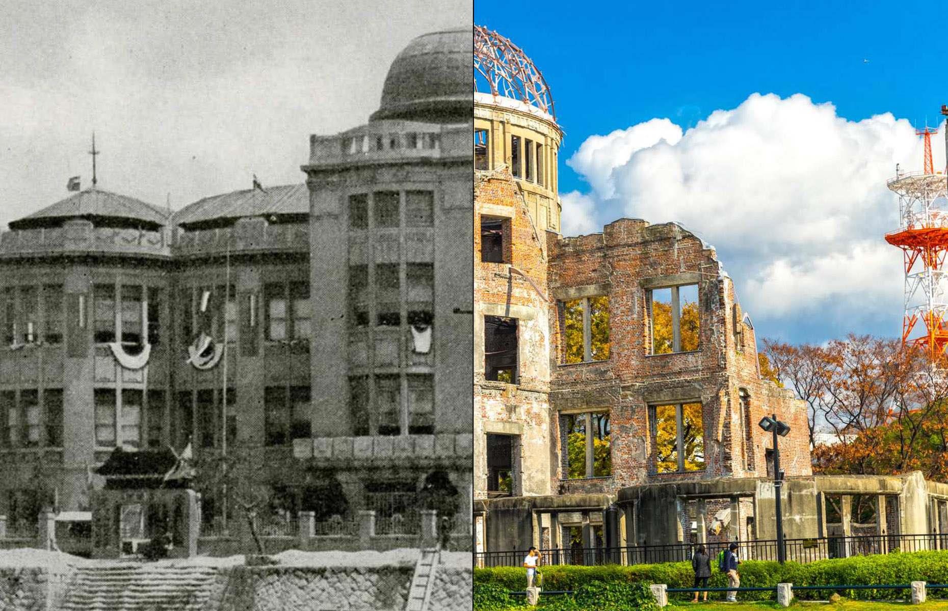 Revealed: 15 iconic landmarks once DESTROYED by war