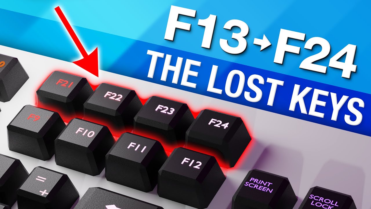 These Secret F13–F24 Keys Still Work on Many Keyboards