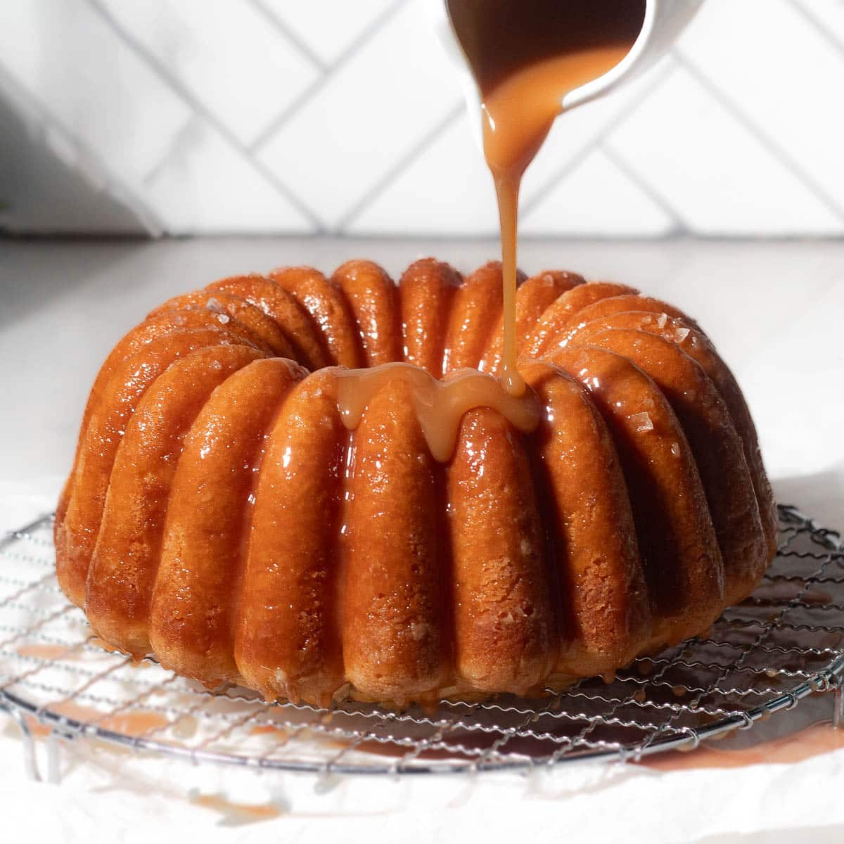 Salted Caramel Kentucky Butter Cake