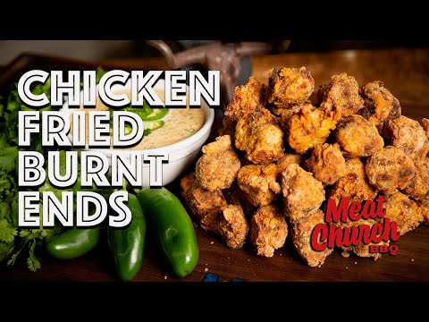 Learn how to fry seasoned chicken-style brisket burnt ends
