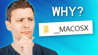 Understanding the __MACOSX folder in zip files