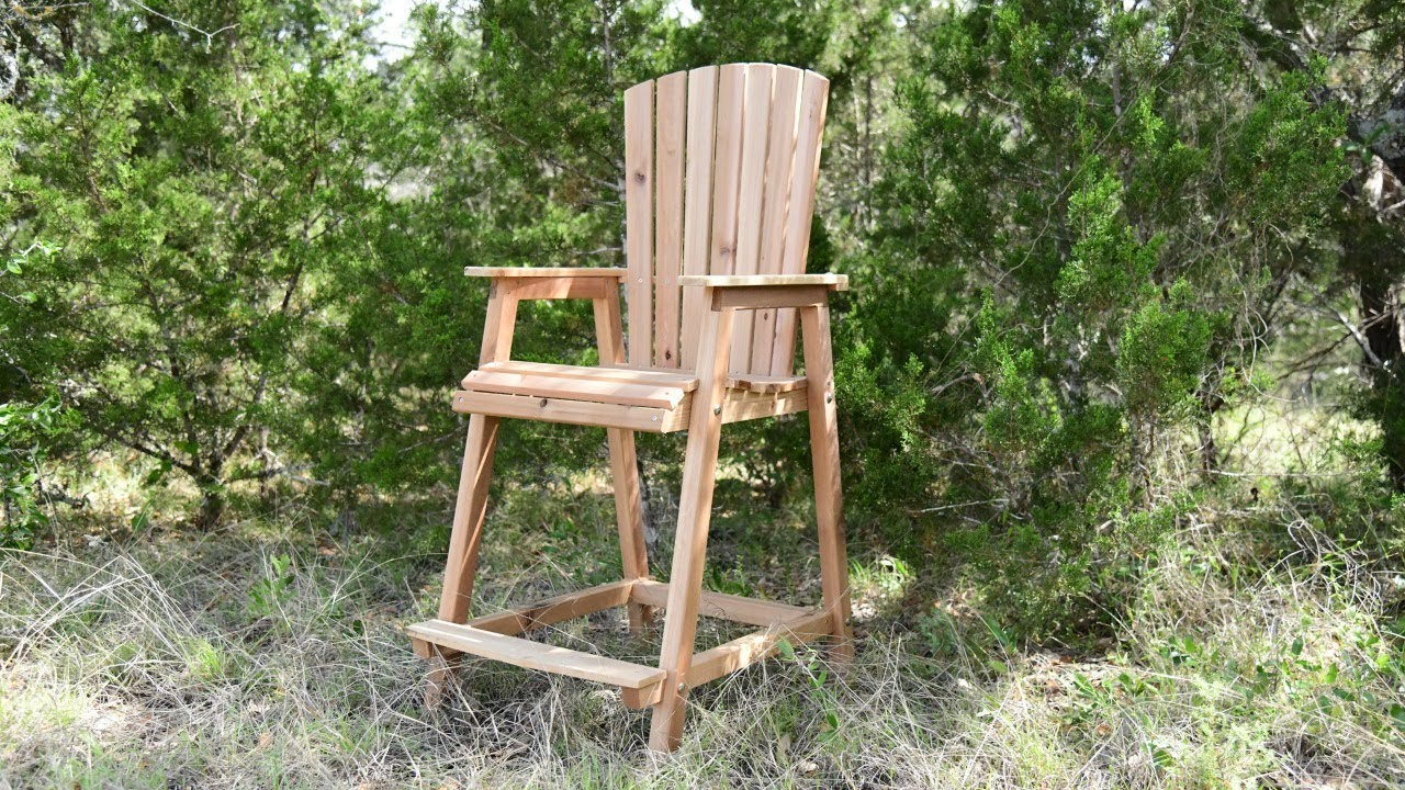 Build a tall Adirondack chair for outdoor comfort