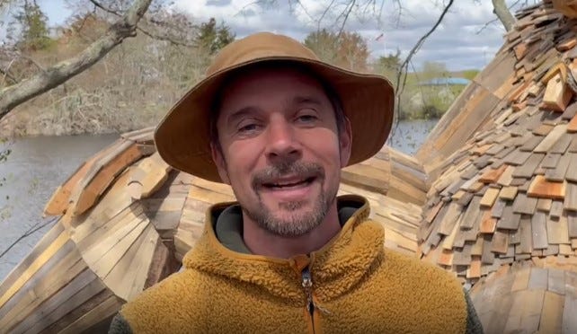 Danish artist Thomas Dambo is ready to complete the RI troll trail ...
