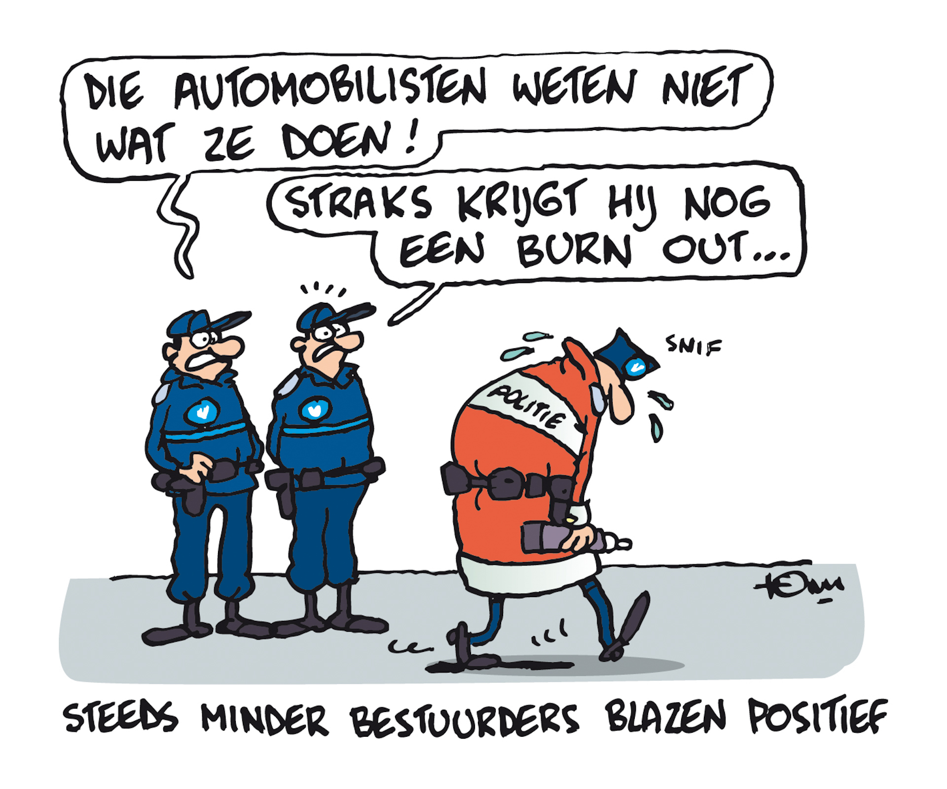 Politie in zak en as