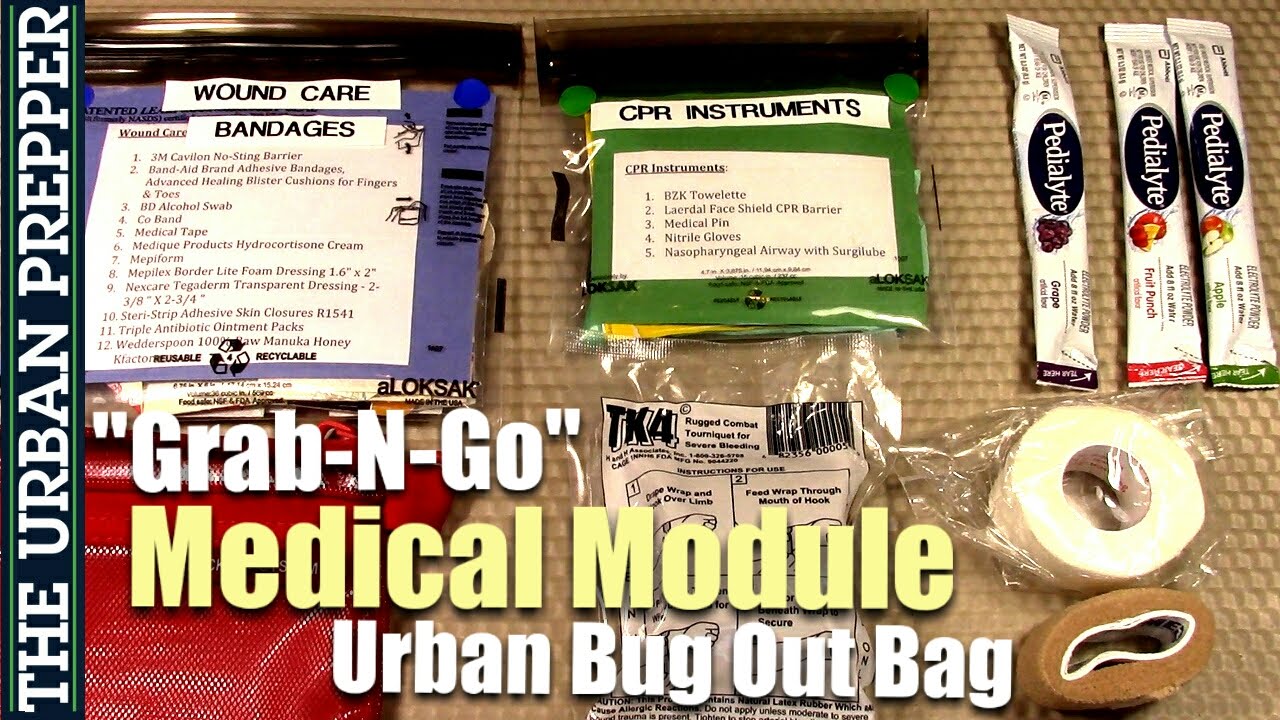 Grab-and-Go Medical Module Reviewed for Urban Bug Out Bag