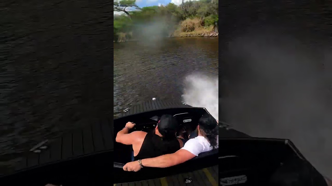 Mini Jet Boat Pulled Off Insane High-Speed Donuts
