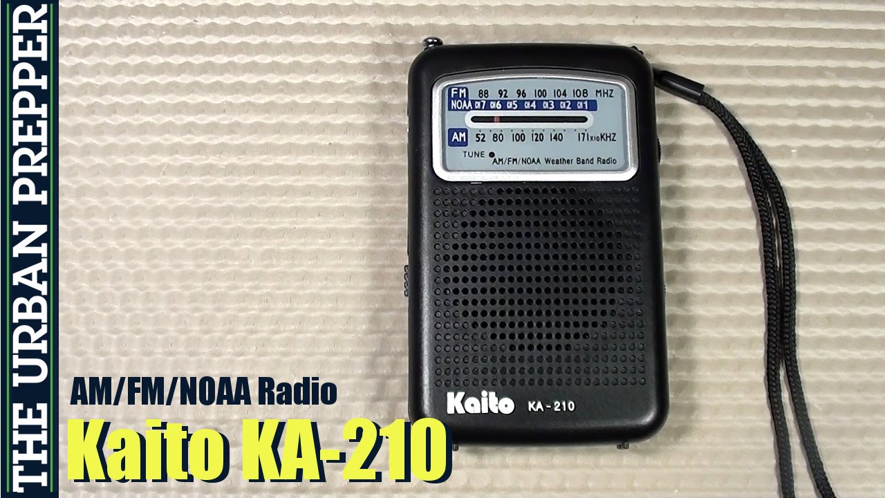 Reviewing Kaito KA-210 AM/FM/NOAA radio
