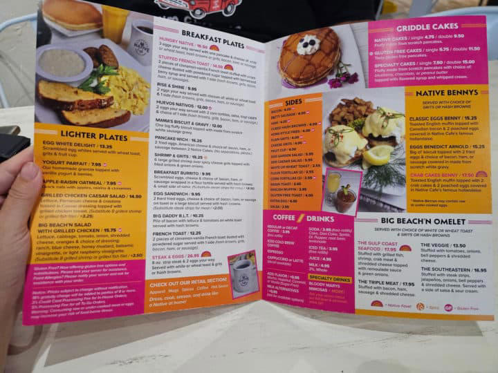 Native Cafe Pensacola Beach