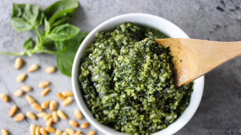 Wondering What To Make With All Your Fresh Basil? Homemade Pesto