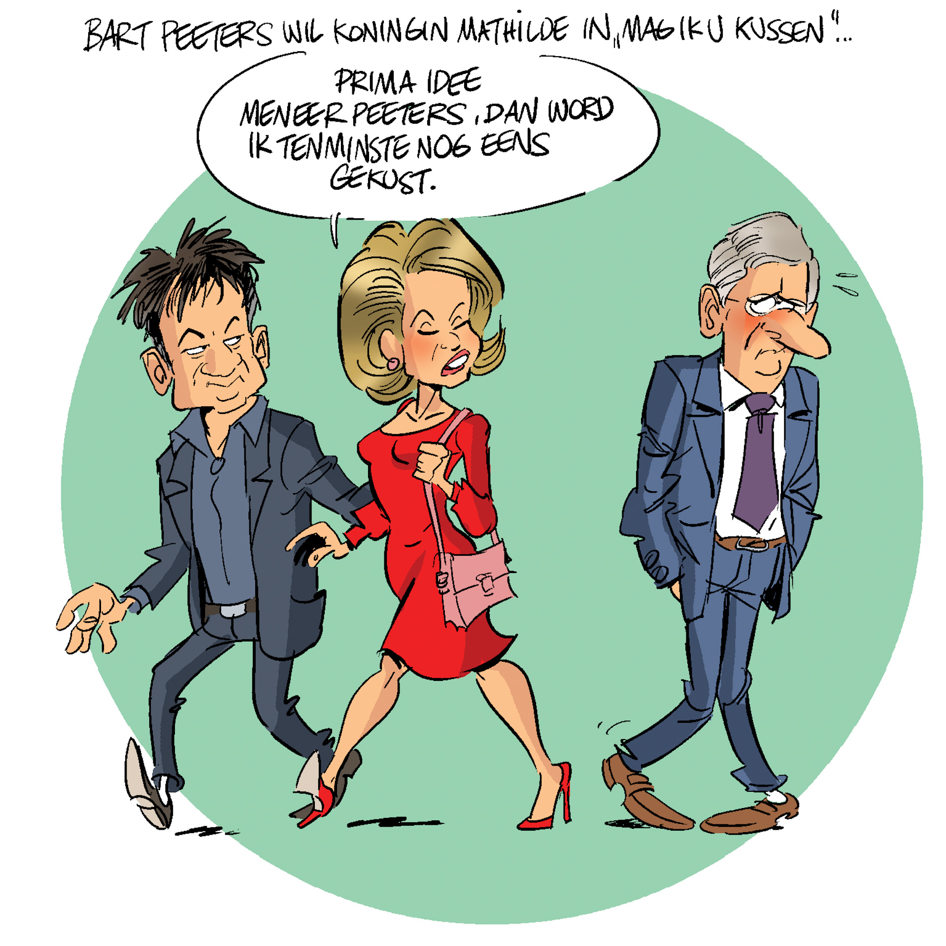 Koningin Mathilde zet koning Filip voor schut