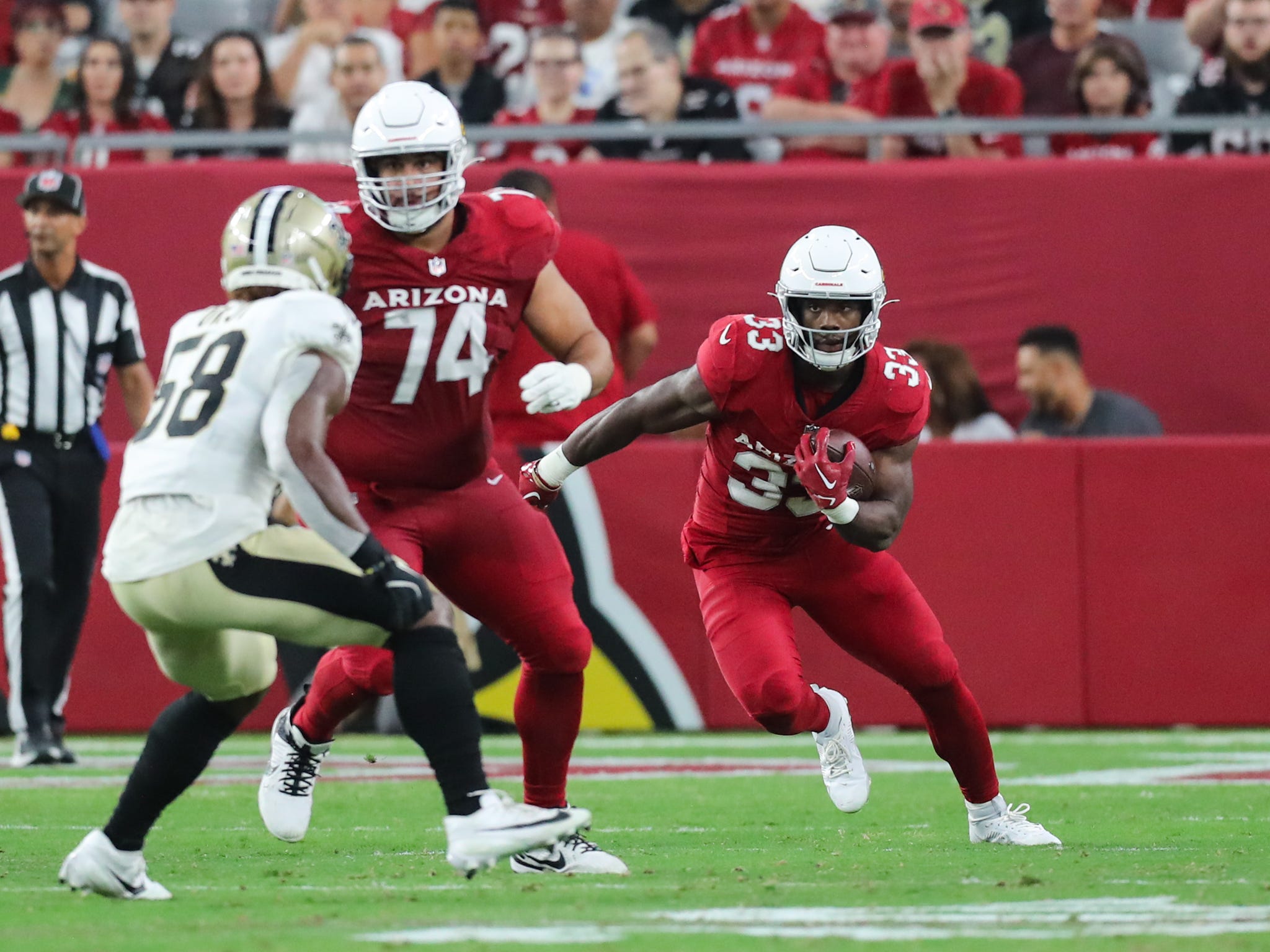 Cardinals' RB Trey Benson plans to push James Conner for more carries