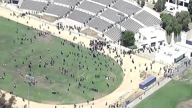 Aerial video shows aftermath of earthquake hitting Los Angeles Aerial video shows aftermath of earthquake hitting Los Angeles