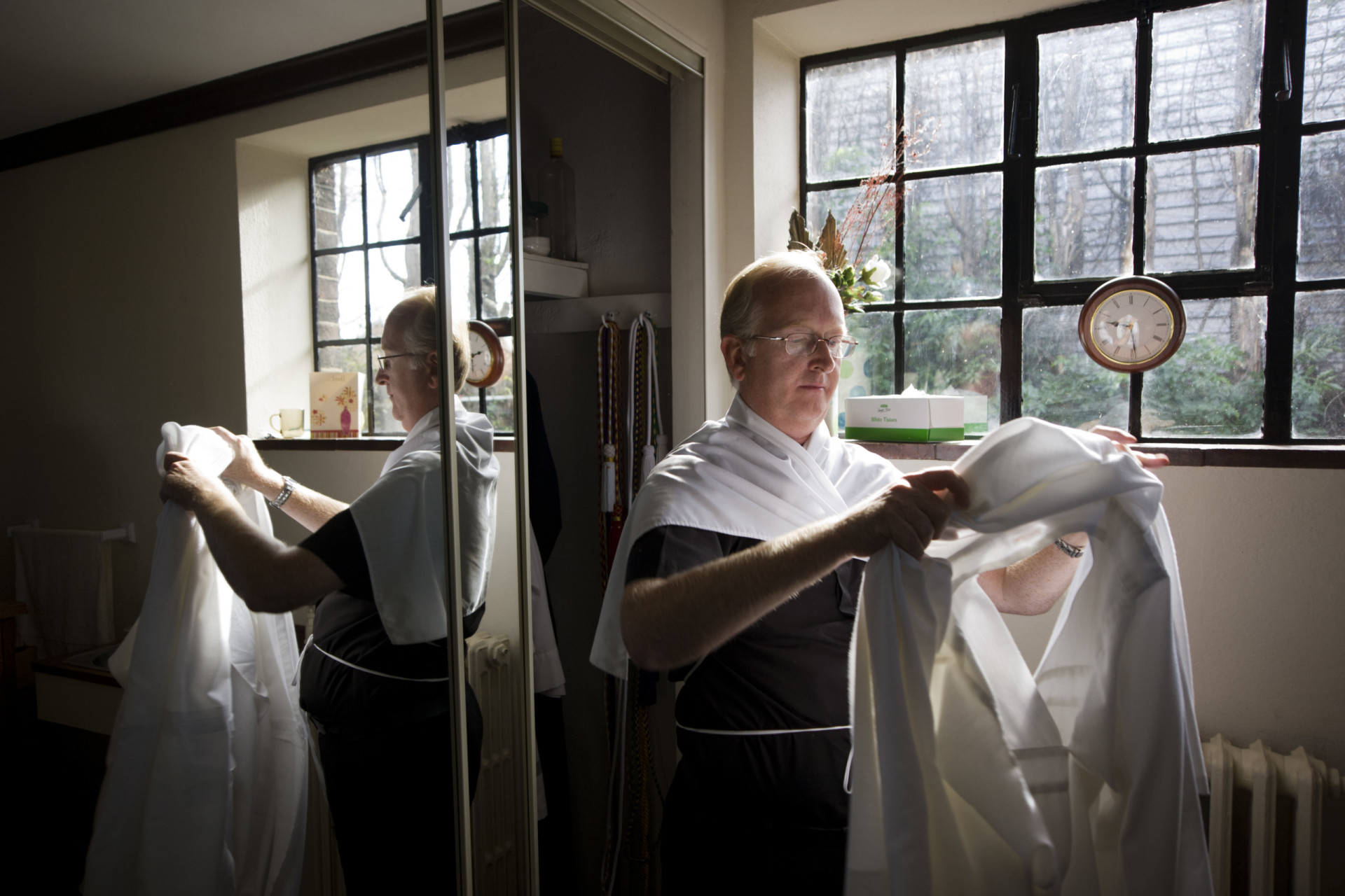 The vestment, Christianity's liturgical dress code