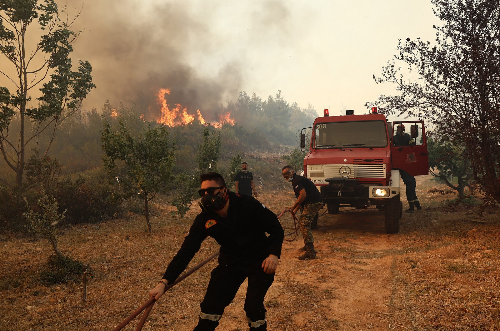 Υπό πλήρη έλεγχο η φωτιά στην Καβάλα