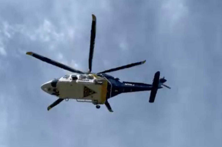Man airlifted in critical condition after falling from NJ roof