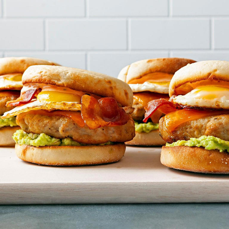 Breakfast burgers