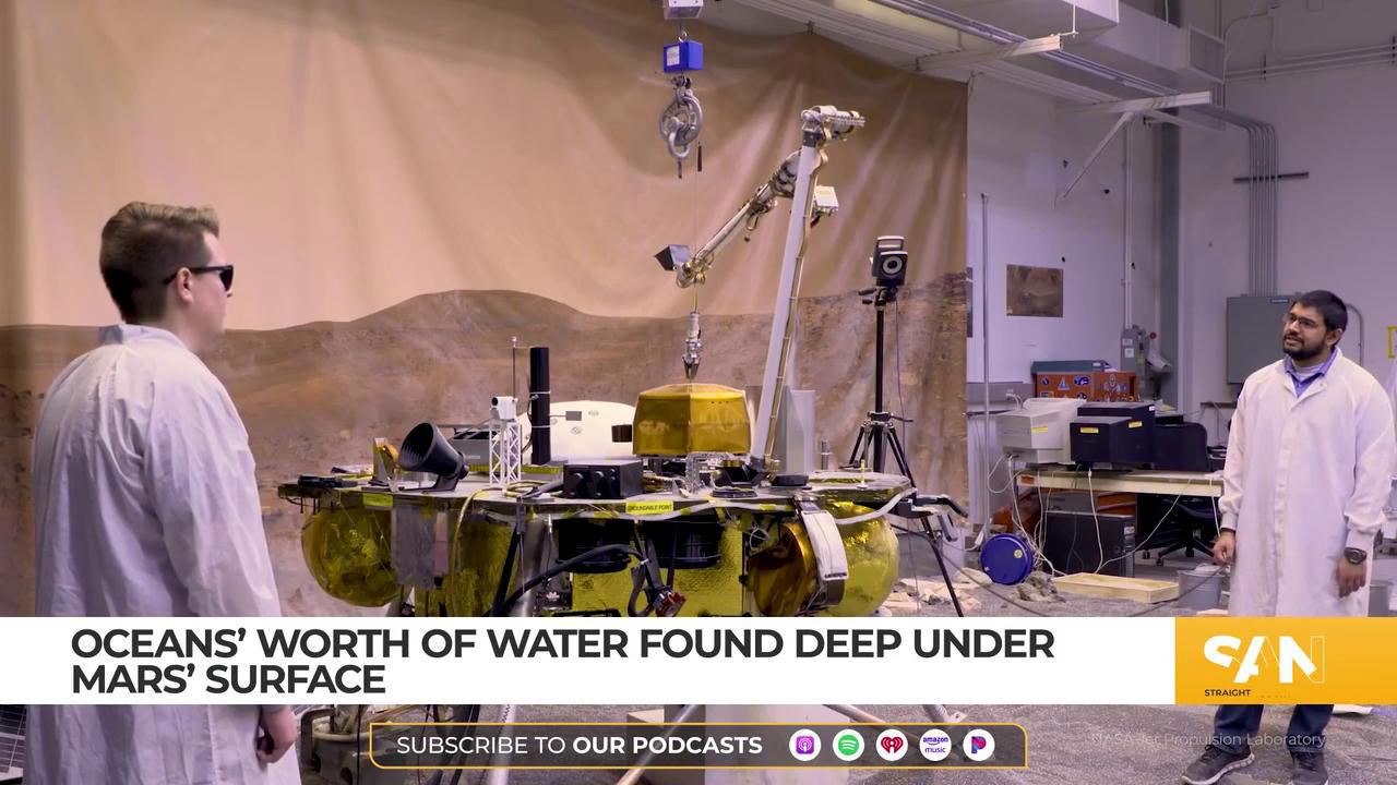 Oceans' worth of water found deep under Mars’ surface Oceans' worth of water found deep under Mars’ surface