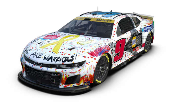 First look: Chase Elliott Desi9n to Drive paint scheme First look: Chase Elliott Desi9n to Drive paint scheme