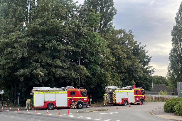 Fire crews rush to fire at cemetery in Oxfordshire town Fire crews rush to fire at cemetery in Oxfordshire town